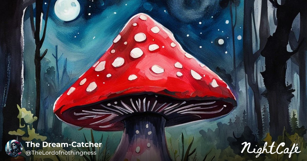 Midnight Shroomtime - Gothic Horror Toadstool in Impressioni...
