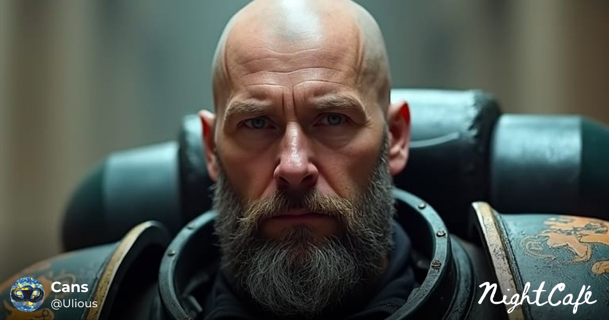 Space Marine in Action-Packed Pariah Nexus Scene - AI Art