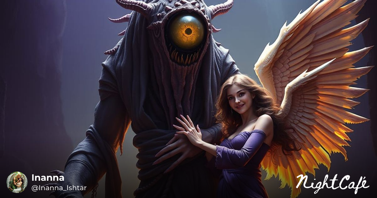 An Advisor and Angelic Goddess - Eldritch God and Angelic Go...