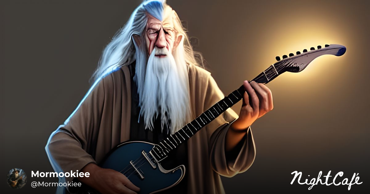 Lord of the Strings: Bandalf - Gandalf Plays Electric Guitar...
