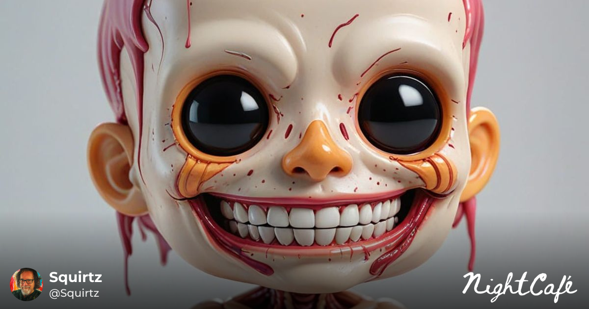 Happy Cadaver Toy - Cadaver with Cute Smile in Funko Pop Sty...
