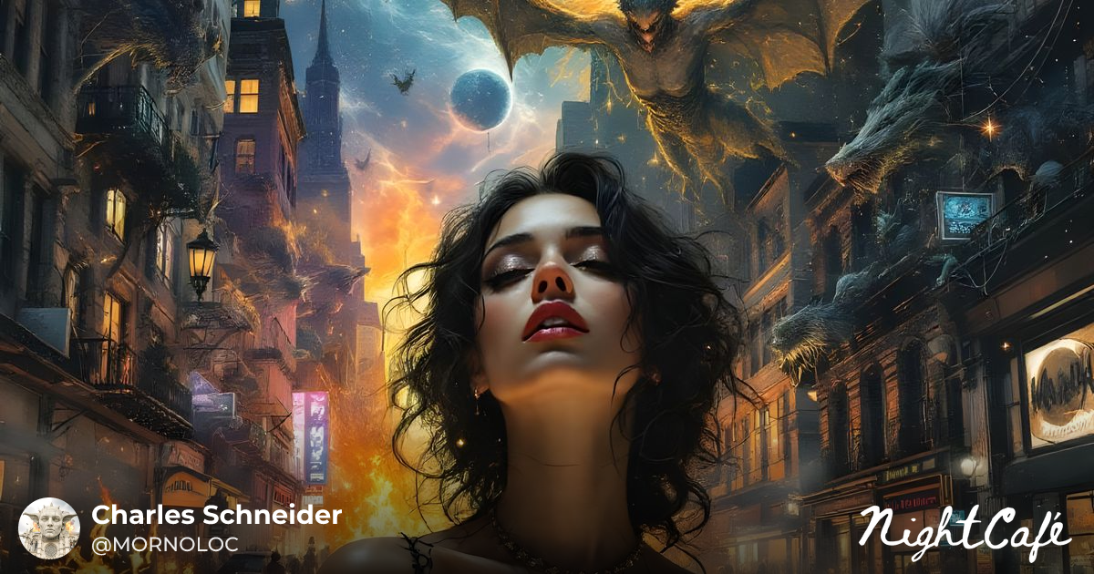 KISS ME, YOU FIEND!!!!! - NYC Overrun by Gods in Surreal Pho...