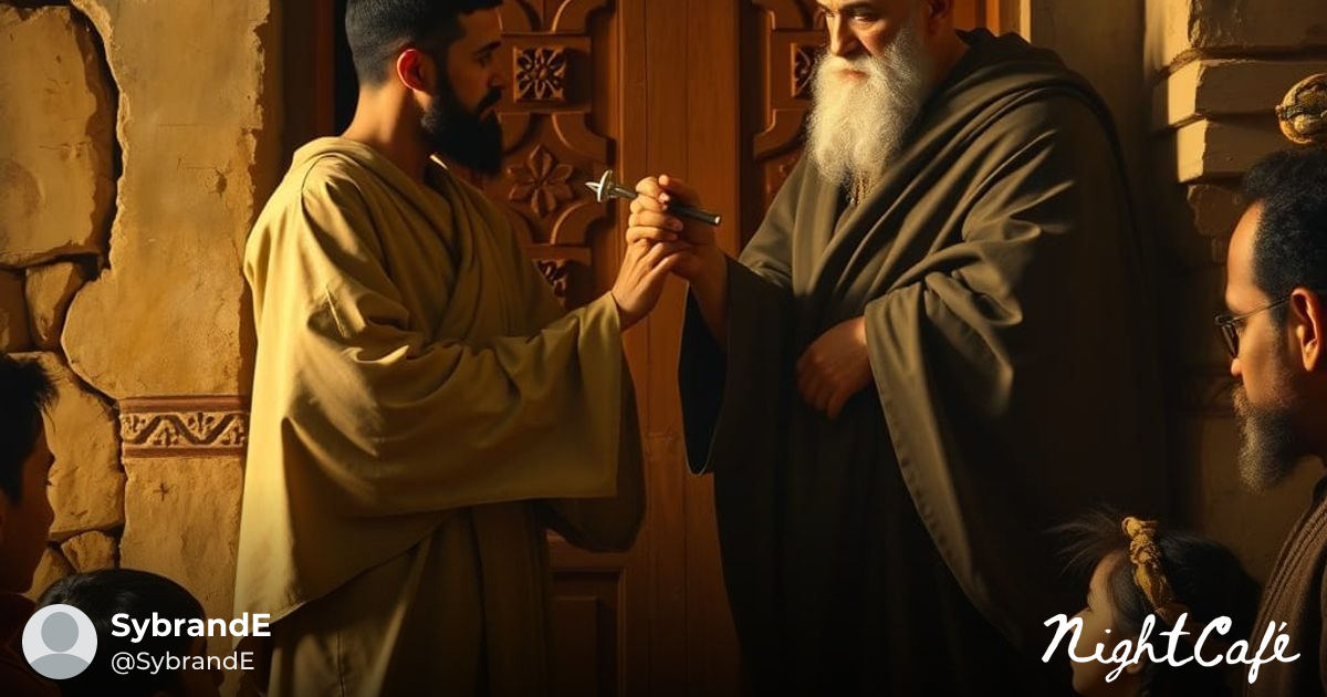 Dignified Hebrew Servant Pierced with Symbolic Dev... - AI Art