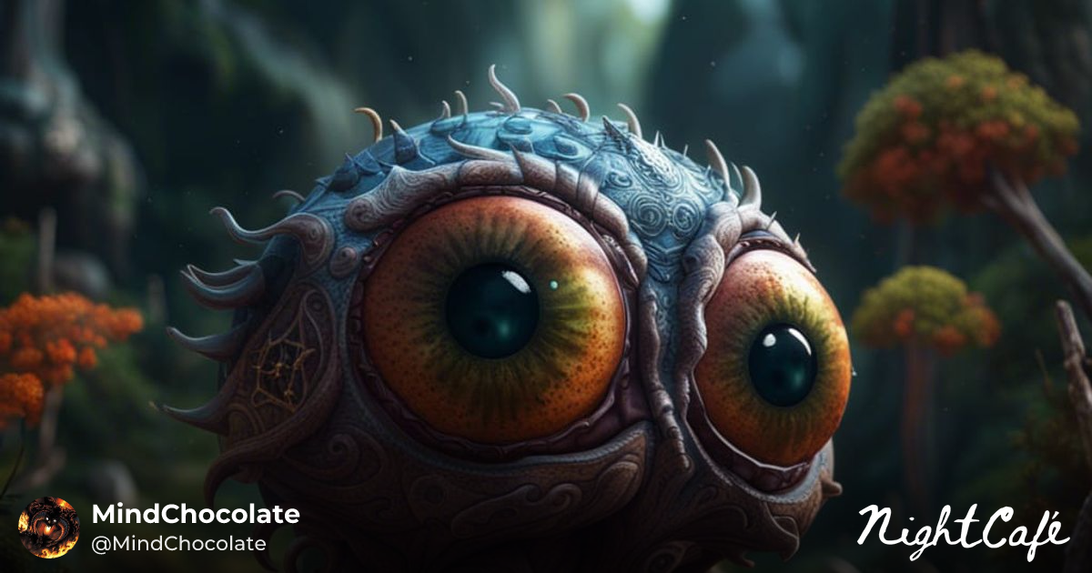 Fantastical One-Eyed Creature in Detailed Matte Pa... - AI Art
