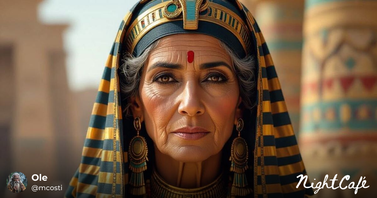 I am what I am ! - Egyptian Woman in Pharaonic Clothing, Hyp...