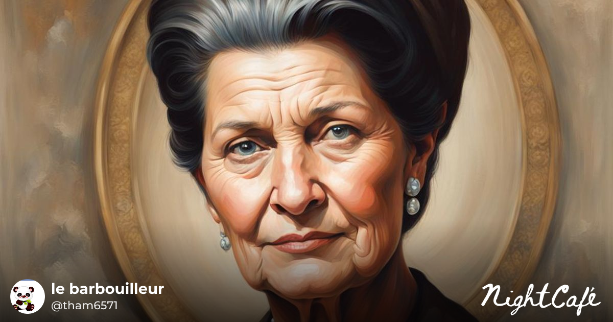 Portrait de Simone Veil a tous fait pour la femme