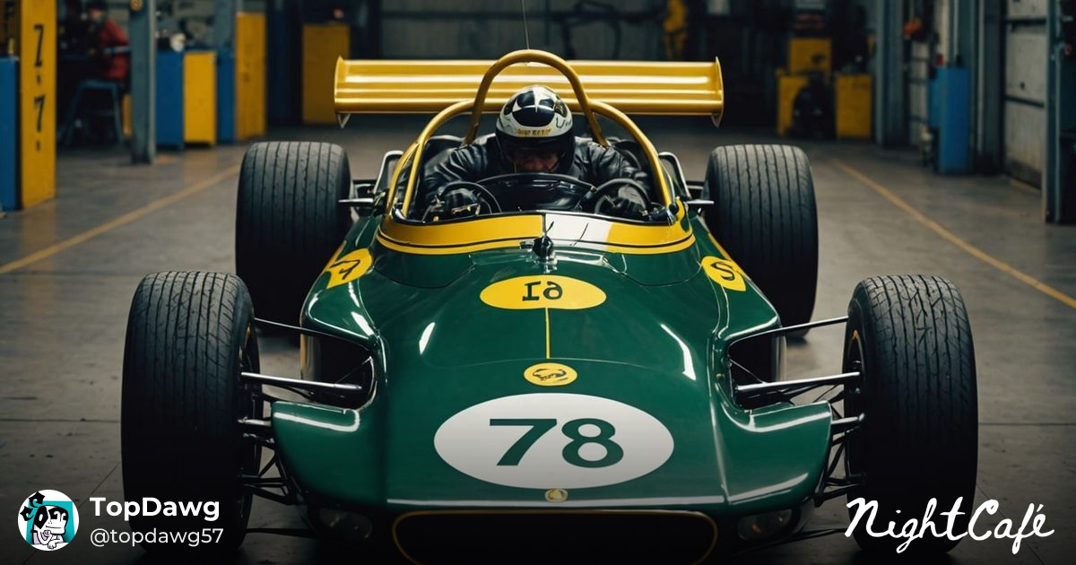 The Lotus 78 in JPS paintwork 1977 - Lotus 78 JPS Livery: Ci...