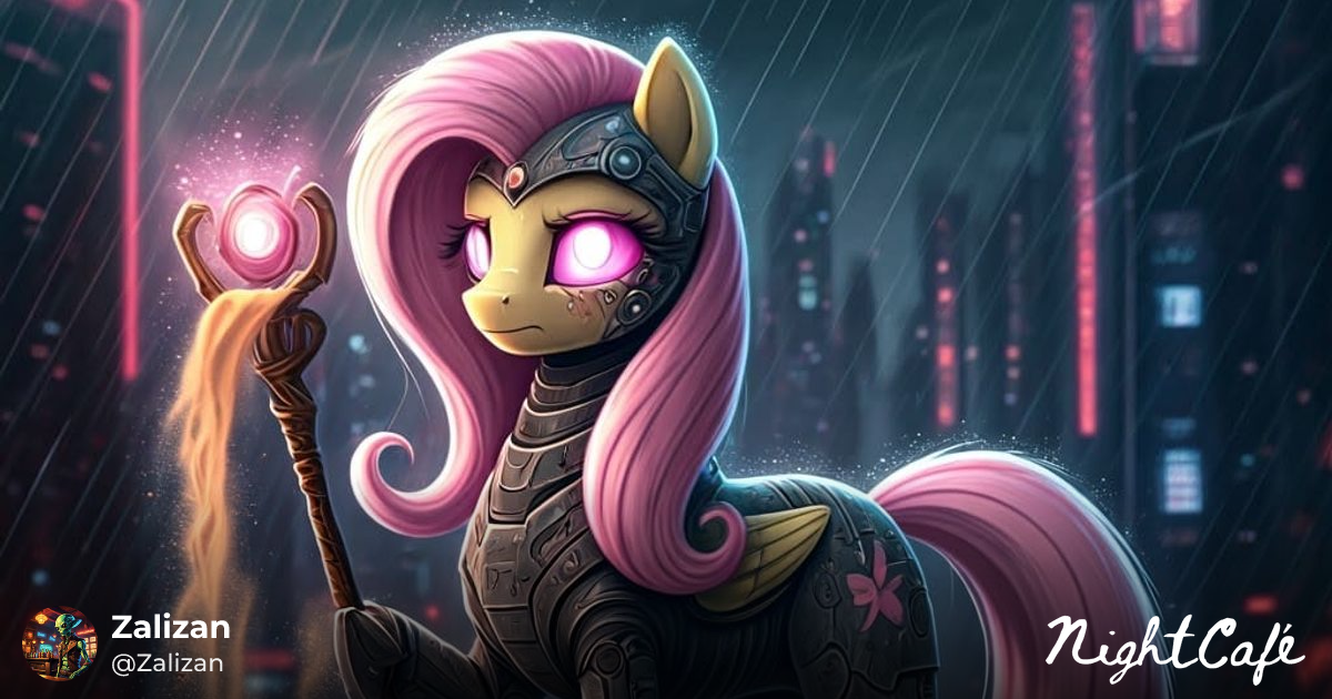 Cyberpunk Sand Mage in a Dystopian Cityscape - AI Art