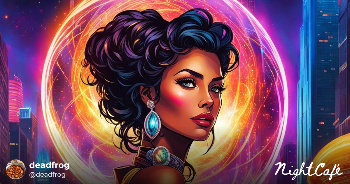 better cybermancer oracle - Oracle in Cyberpunk Cityscape: D...