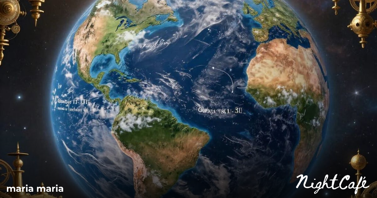 Steampunk Genesis: Earth's Creation in Cosmic Deta... - AI Art