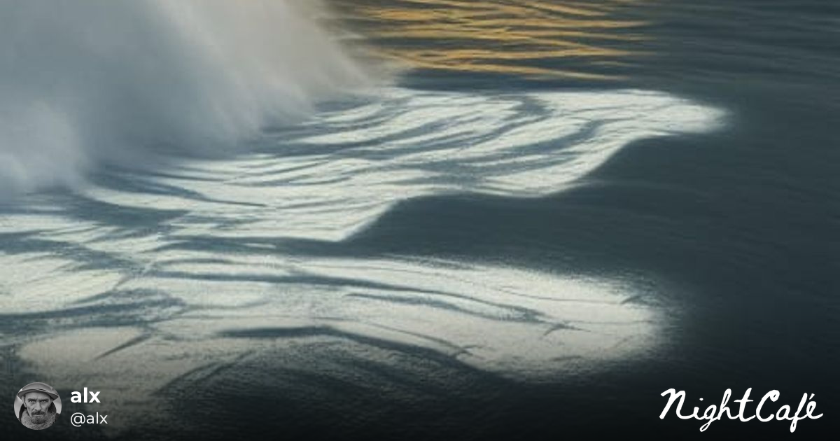 wave - Tsunami Wave Near Nuclear Plant in Dramatic Lighting
