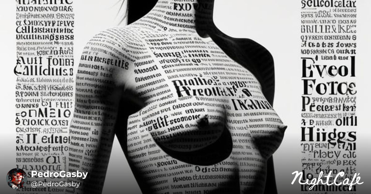 "Art is Words is Art" - a Gaussian-smoothed pseudoscopic grotesquepunk ...