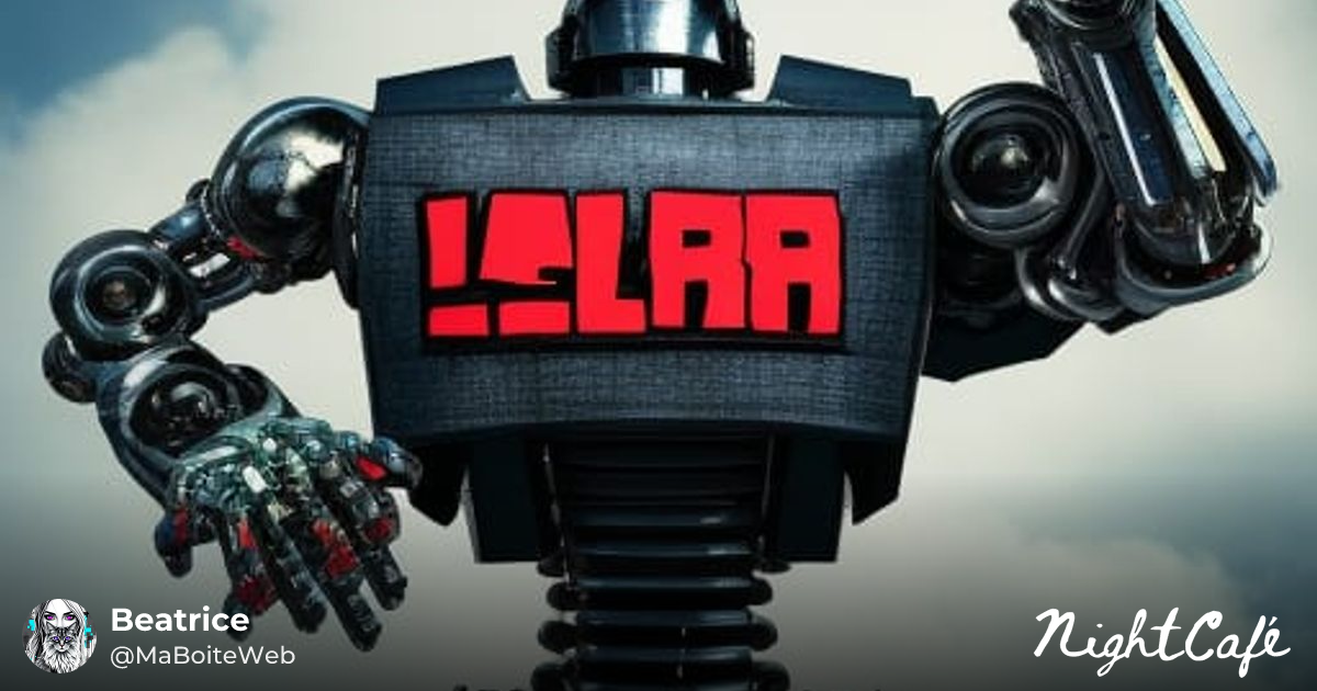 robot with sign - Menacing Terminator Robot Holding Sign in ...