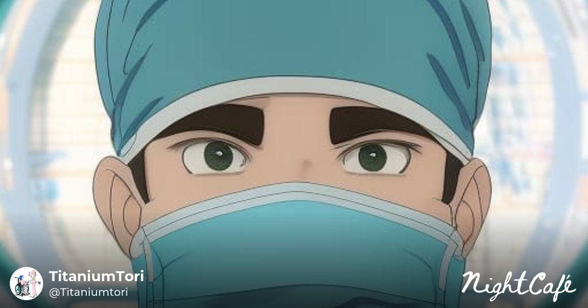 Anime-Style Surgeon in Operating Room - AI Art
