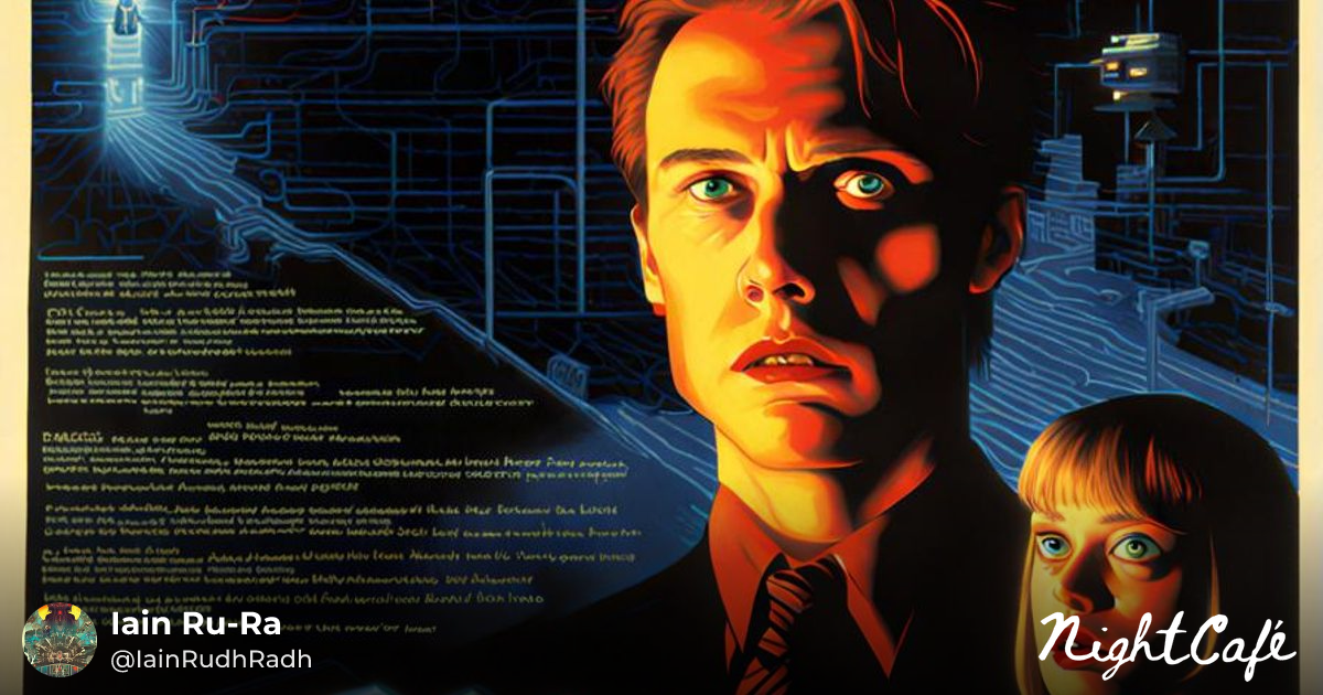 1994 tech horror movie poster: "The Information Superhighway"