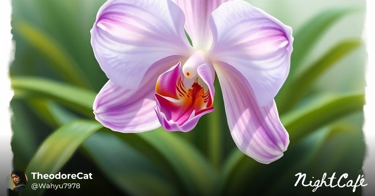 Setangkai Anggrek Bulan, yang hampir gugur layu,