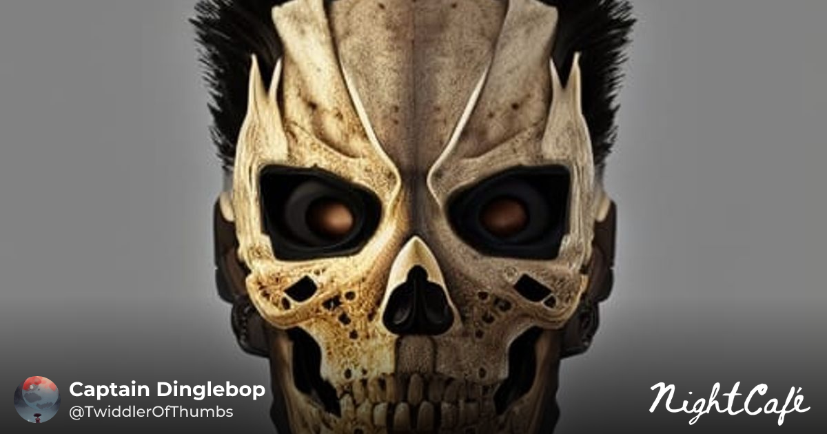 Ghost Rider Portrait in Hyperdetailed Photorealism - AI Art