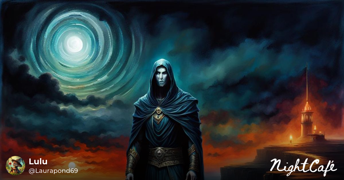 Knight Specter - Ethereal Specter Ghost Overlooking the Ocea...