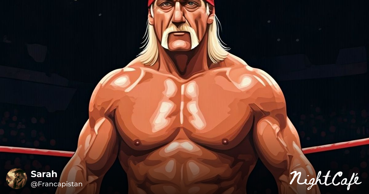Hulk Hogan RIP 2 - Hulk Hogan in 8-bit Wrestling Ring, 80s S...