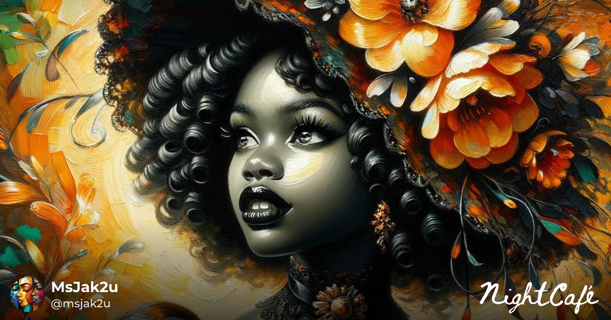 American Goth Flower Girl