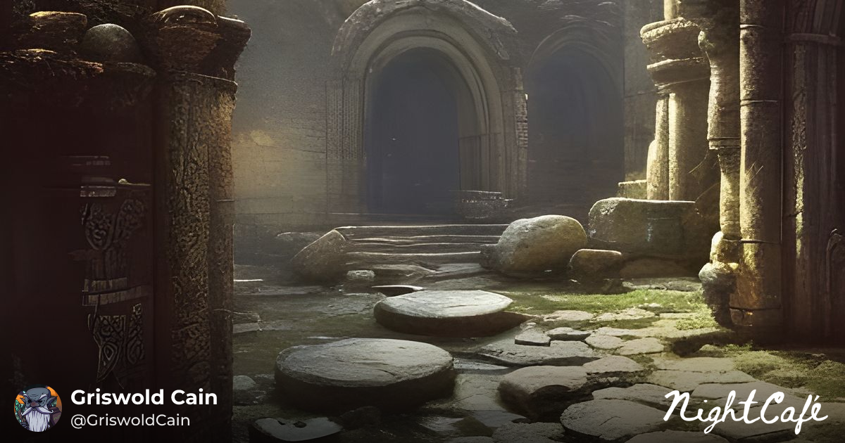 Hill Dwarf City Ruins - Epic Dwarven Ruins Under Moonlight