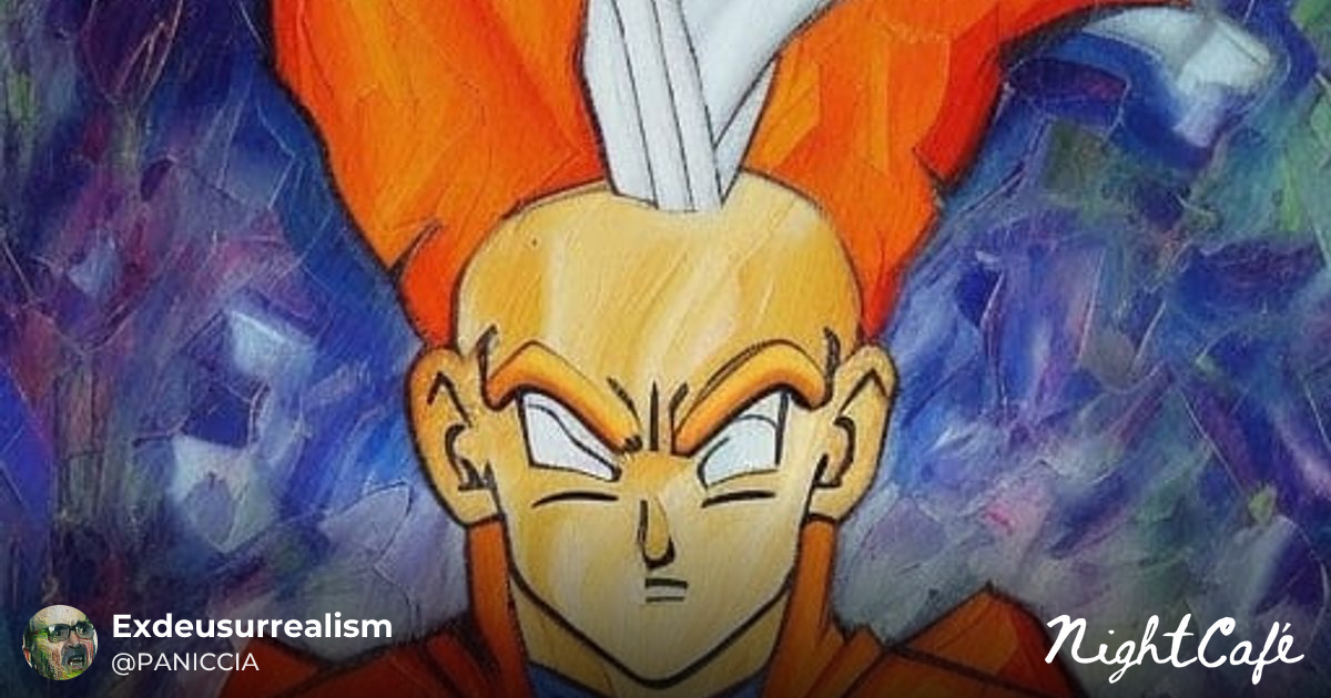 Pope Imitates Dragon Ball Character as Oil Paintin... - AI Art