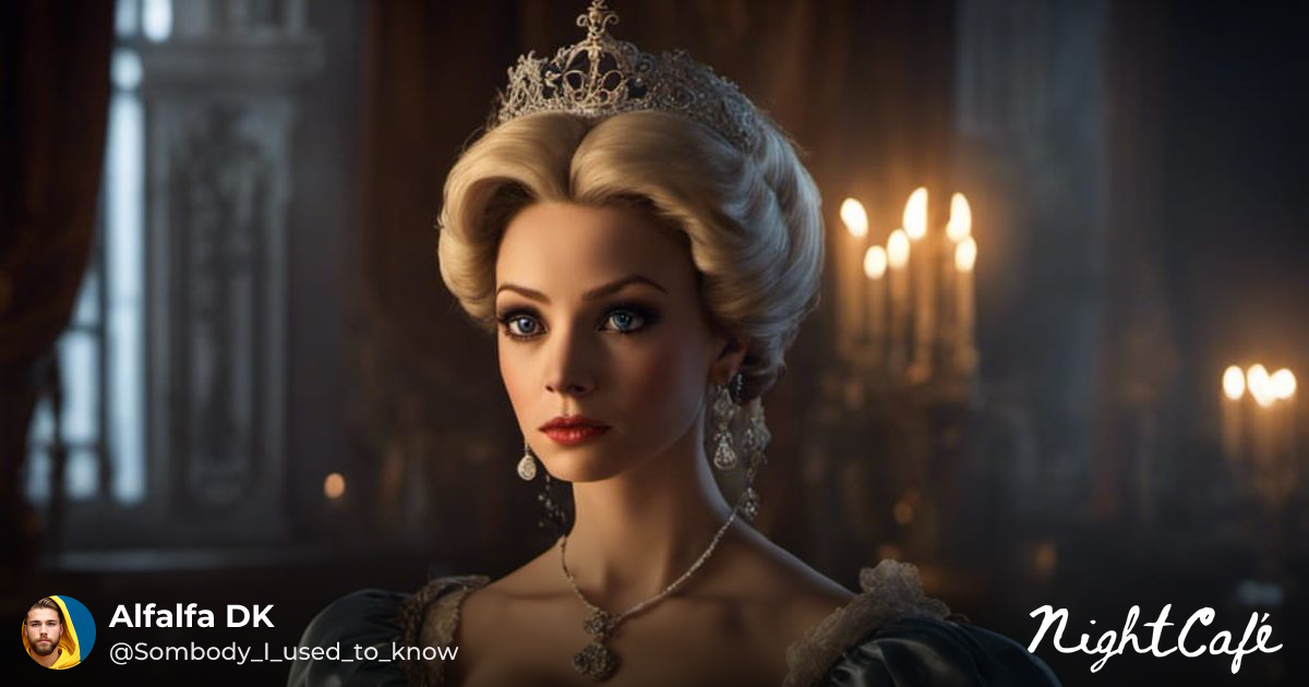 Beautiful queen Cinderella