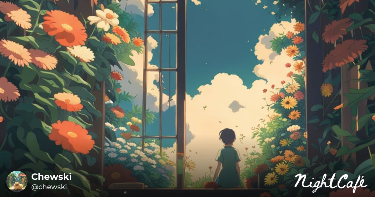 Flowers - Studio Ghibli Flower Pattern in Anime Key Visual