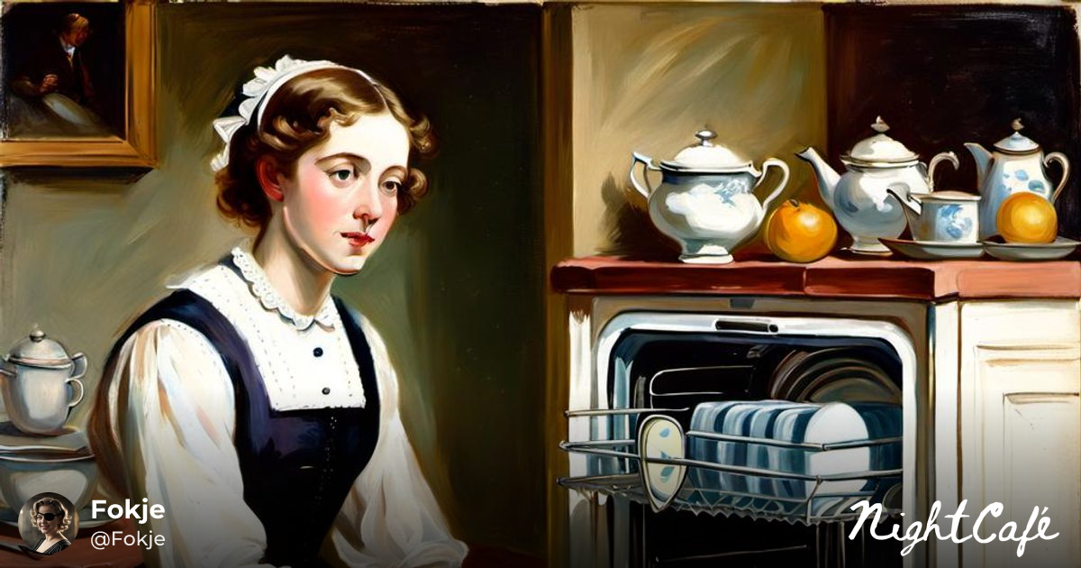 Portrait of Josephine Cochrane, the inventor of the dishwasher
