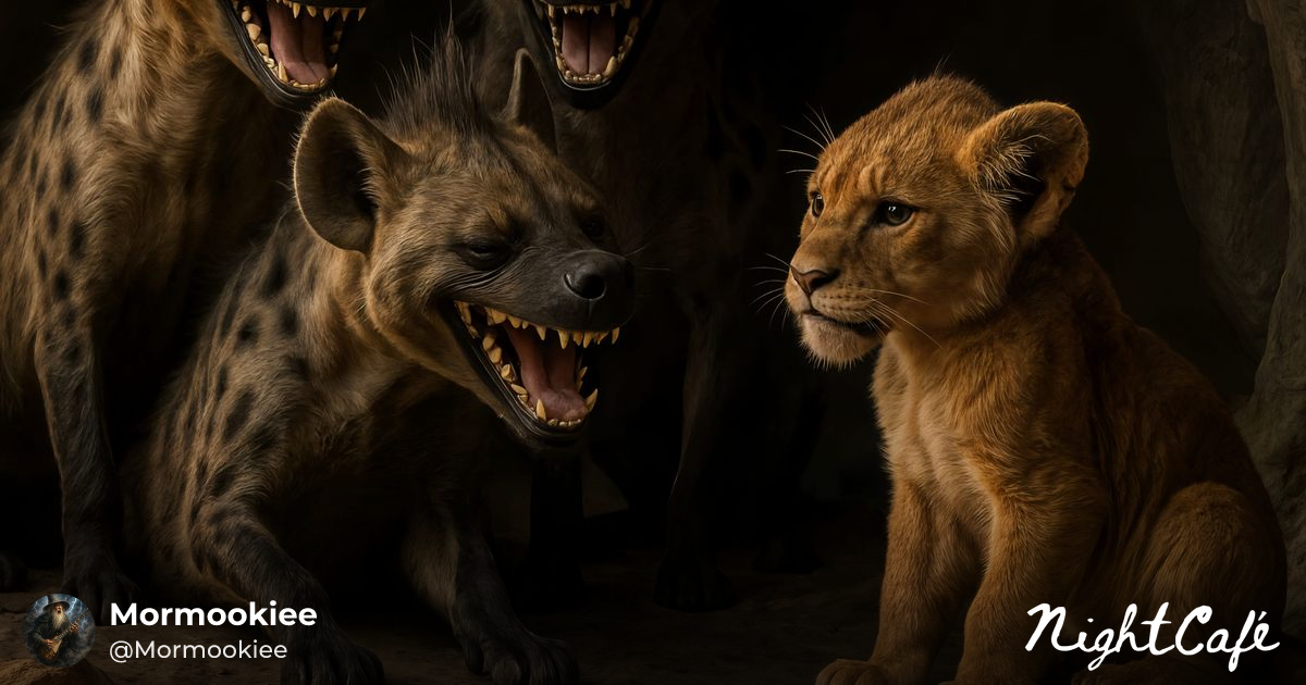 “Do it again! Ha ha ha!” - Hyenas Laughing at Simba in Detai...