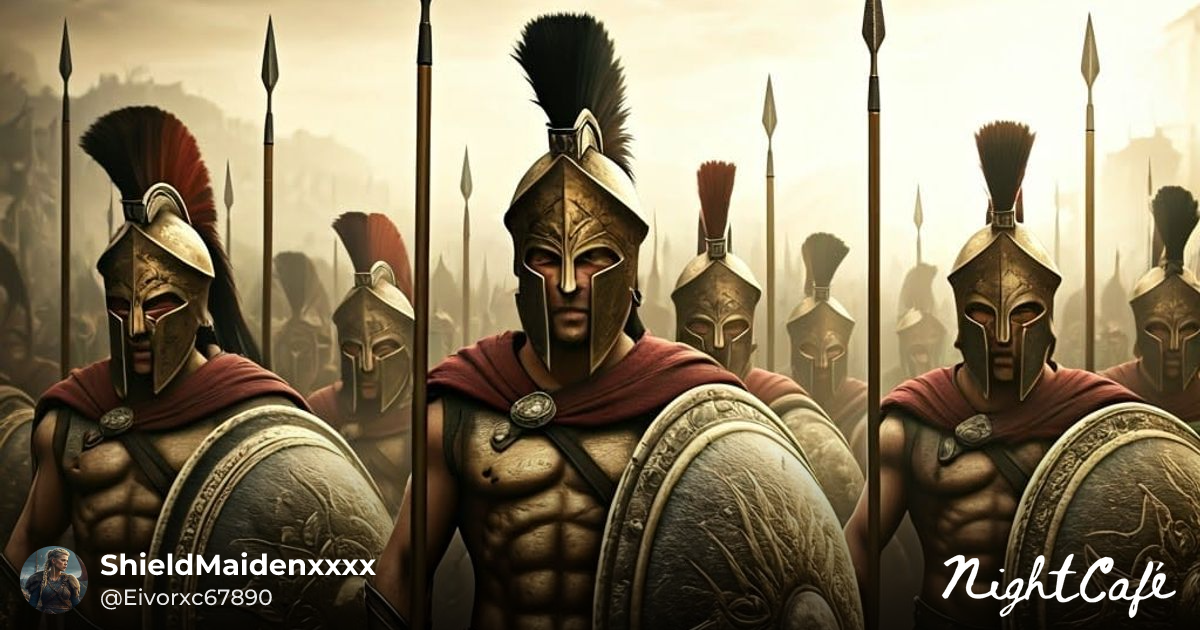 300 Spartans with spears - 300 Spartans Ready for Battle: Ci...