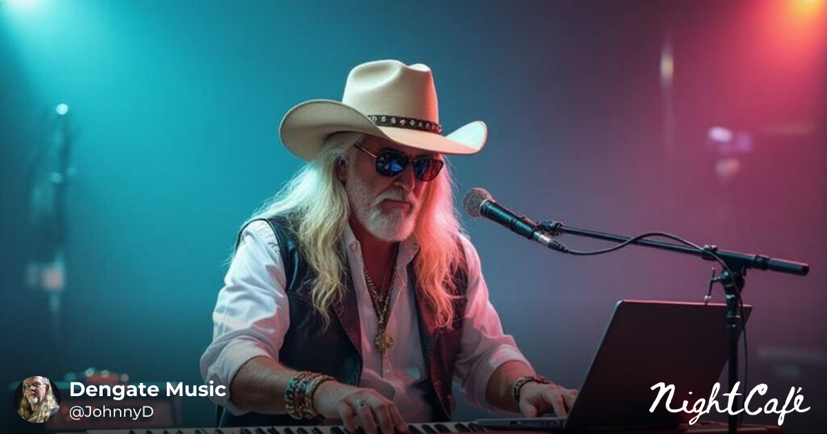 Keyboard Player in Syd Mead Futuristic Style - AI Art