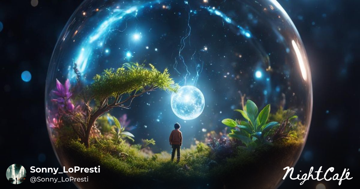 Little World - Galaxy in Terrarium: Cinematic 35mm Film