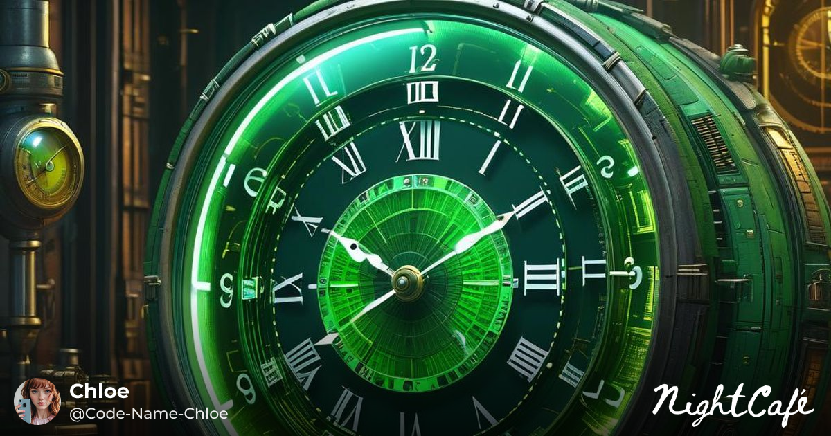 Clock On The Time Machine - Time Machine Interior Reveals Cl...