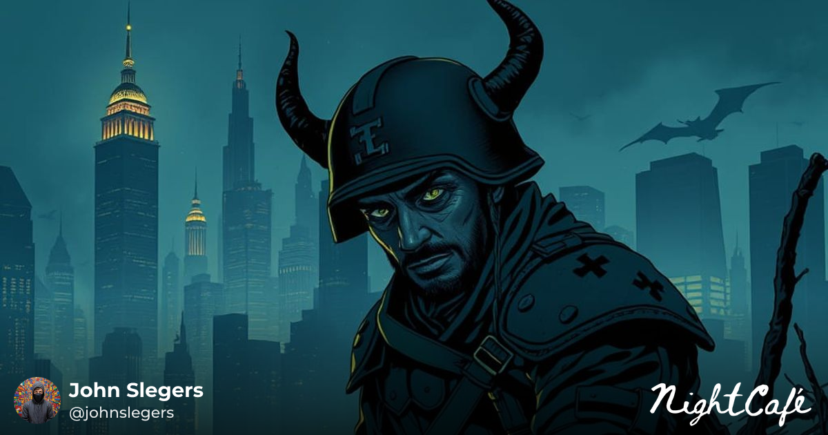 German Soldier in WW1 Trench, Haunted by Shellshoc... - AI Art