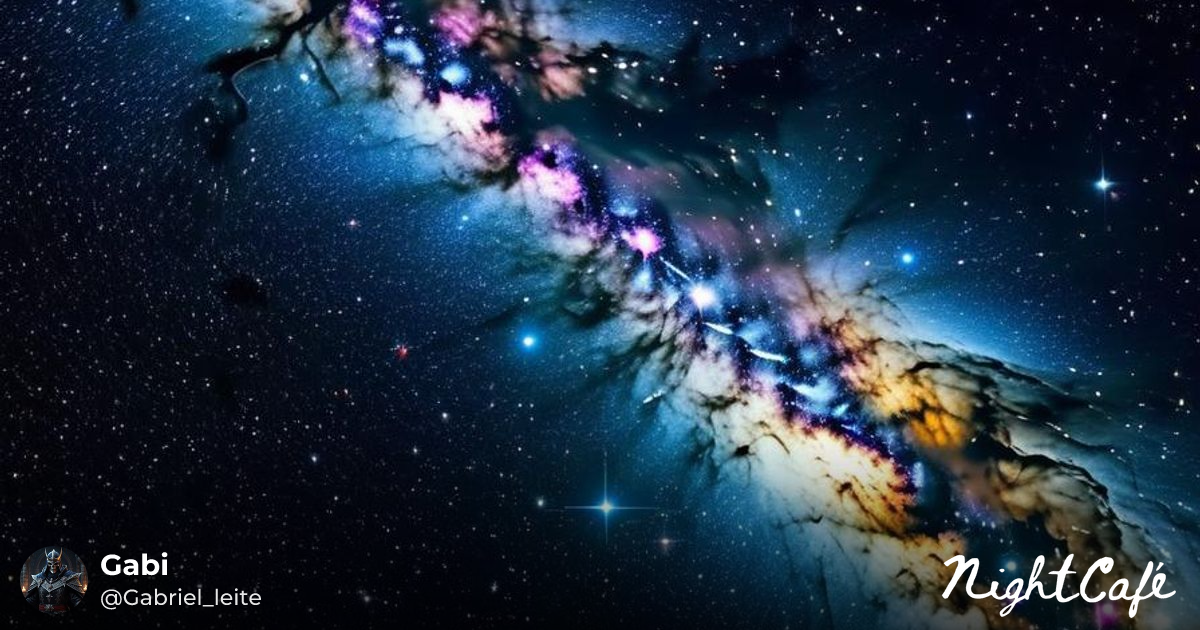 Space scene of stars aligning, professional photography style ...