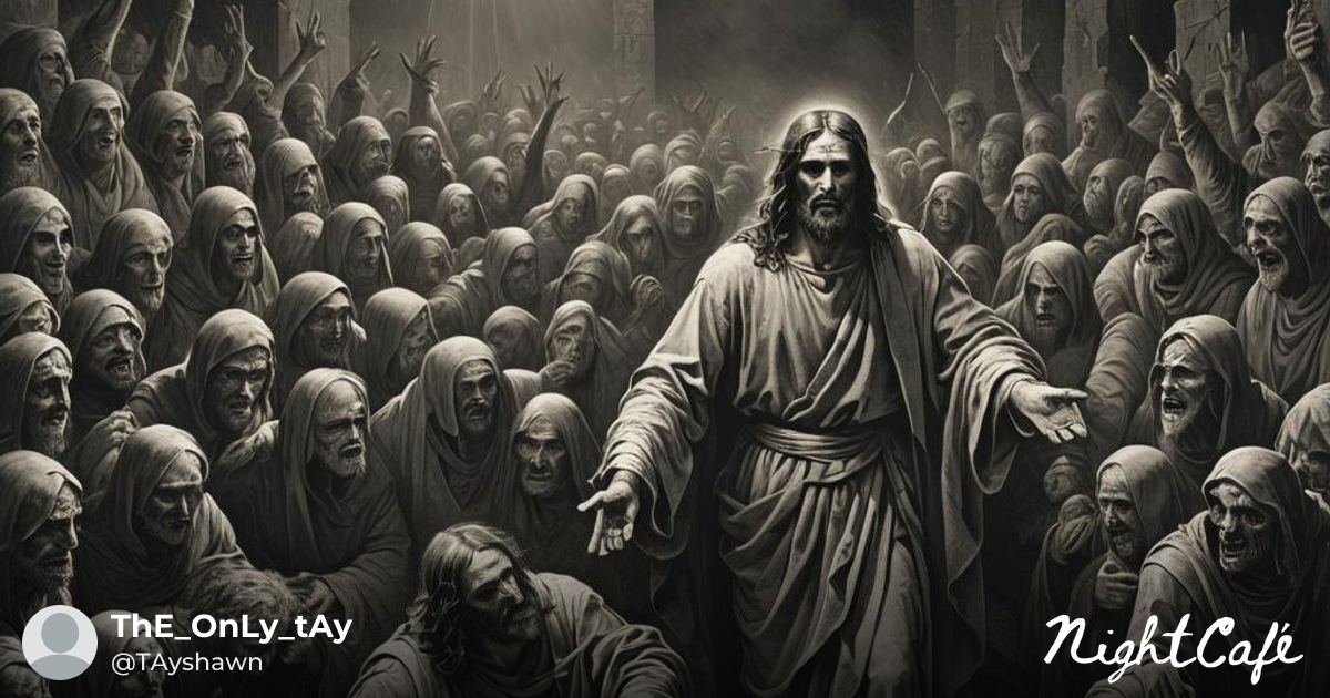 jesus - Terrifying Jesus in Horror Style