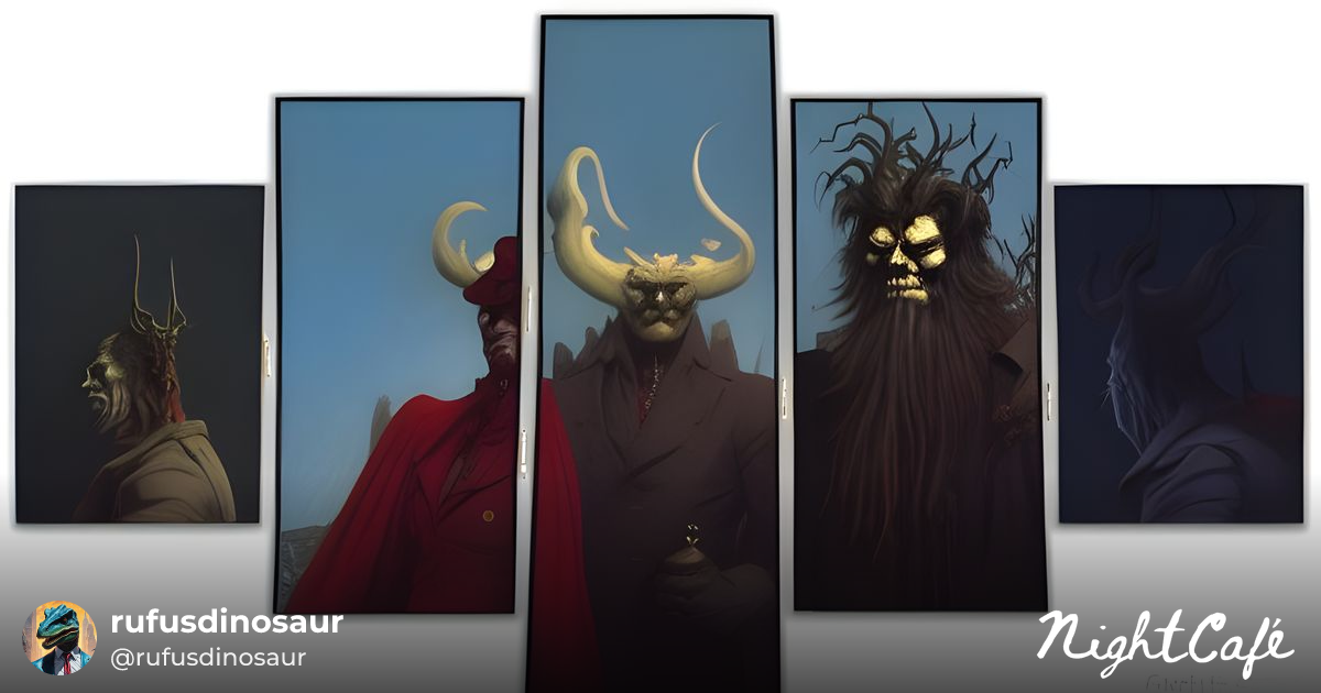 Fancy Portraits - Monstrous Portraits: Hyperdetailed Surrea...