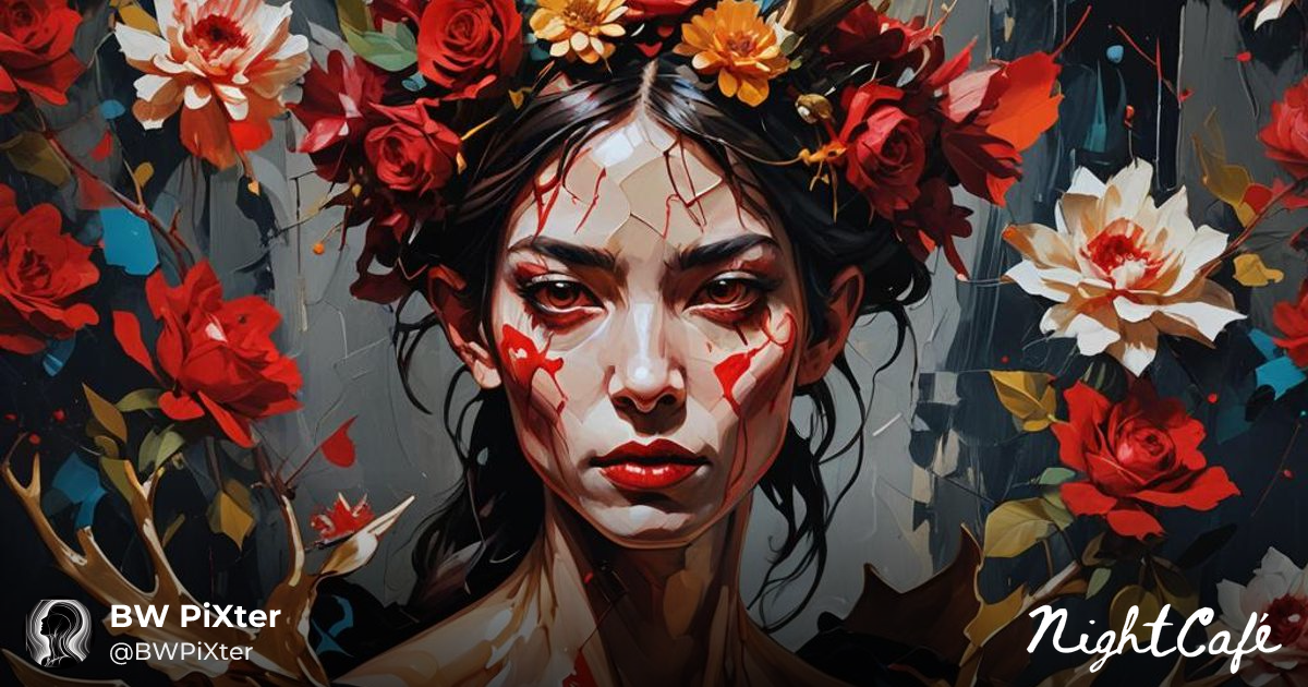 Surreal Fairy Constriction in Expressionist Style - AI Art