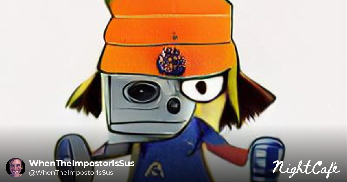 Parappa as a robot - Parappa the Rapper as a Robot