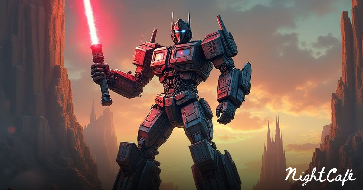 star war with tranformer - Galactic Transformer Triumph: Sta...