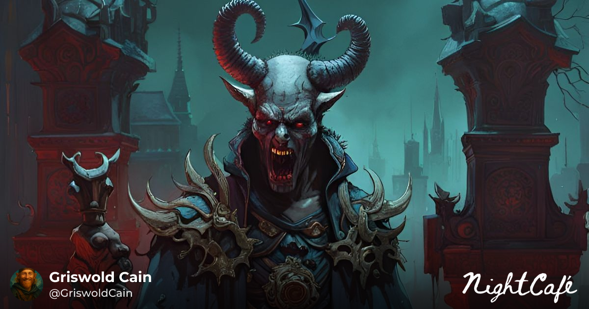 Vegma the Lich Demigod - Grotesque Lich in Fantasy Cemetery ...