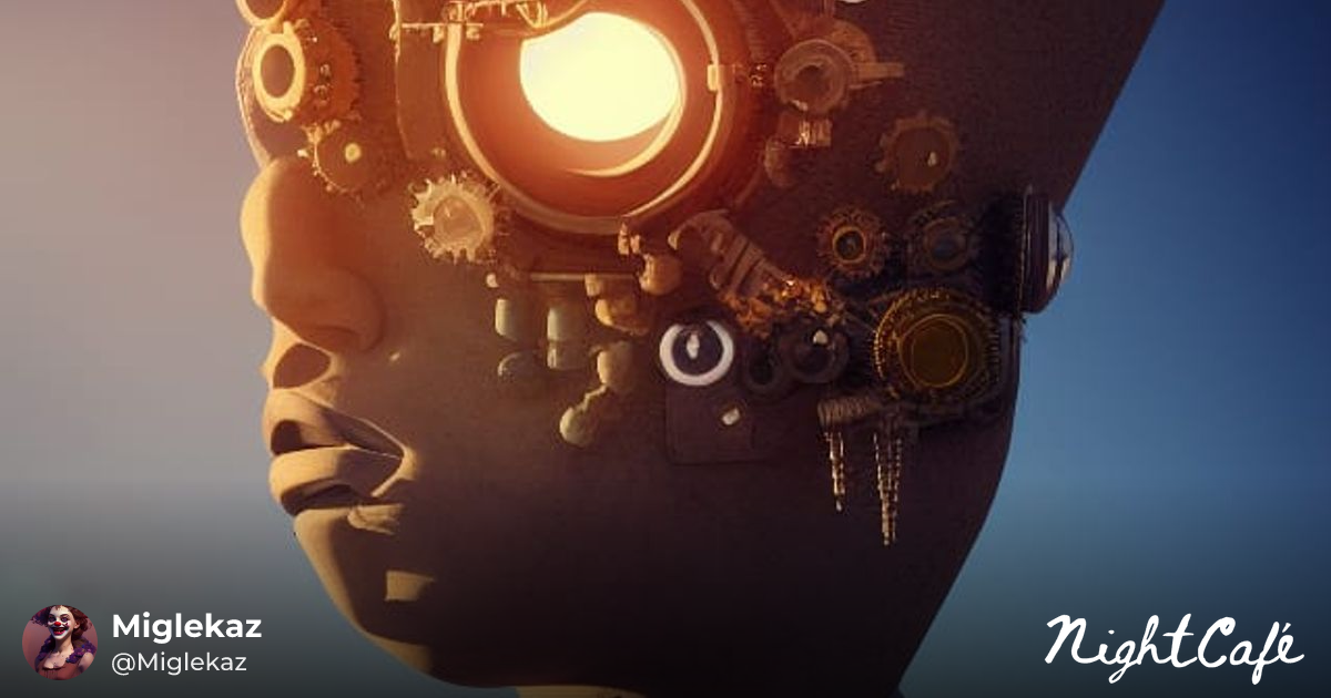 A working man - Steampunk Moonscape with Big Lips in Friedri...