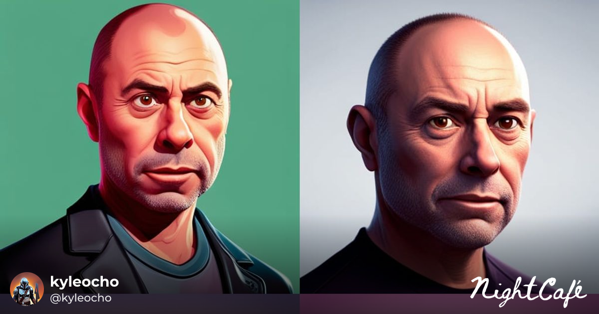 Joe Rogan - Joe Rogan as Pixar-Style 3D Digital Art