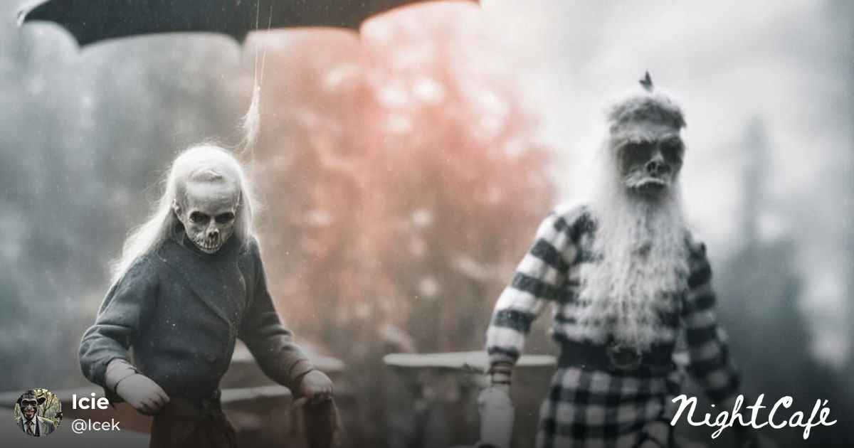 śmierdziele - Haunting Portrait of Heavenly Entity in Soft F...