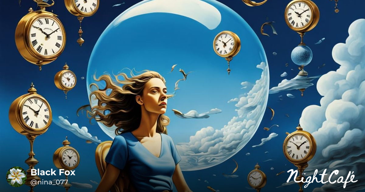 The Dream - Surreal Dreamscape in Soft, Golden Light