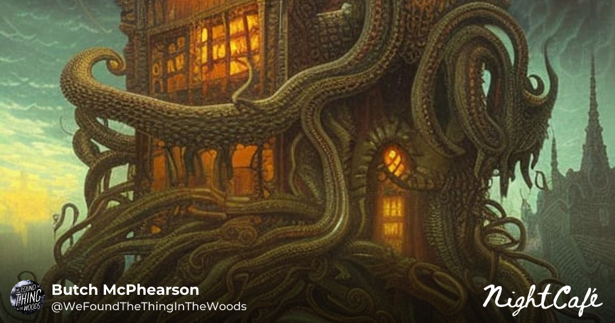 The Dunwich Horror - Menacing Multi-Eyed Tentacle Monster Em...