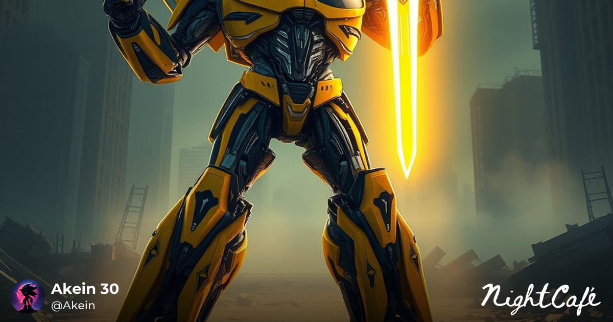 Bumblebee transformer trying to save the world.