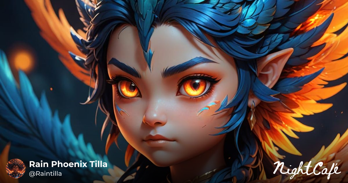 monster chibi female phoenix beast - Mystical Chibi Phoenix ...