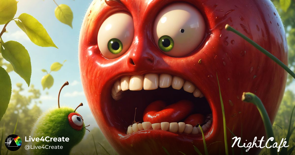 Very scary horror shot